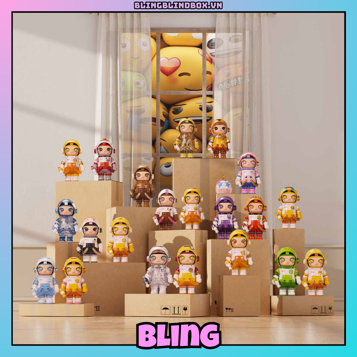 MEGA SPACE MOLLY 100% x emoji